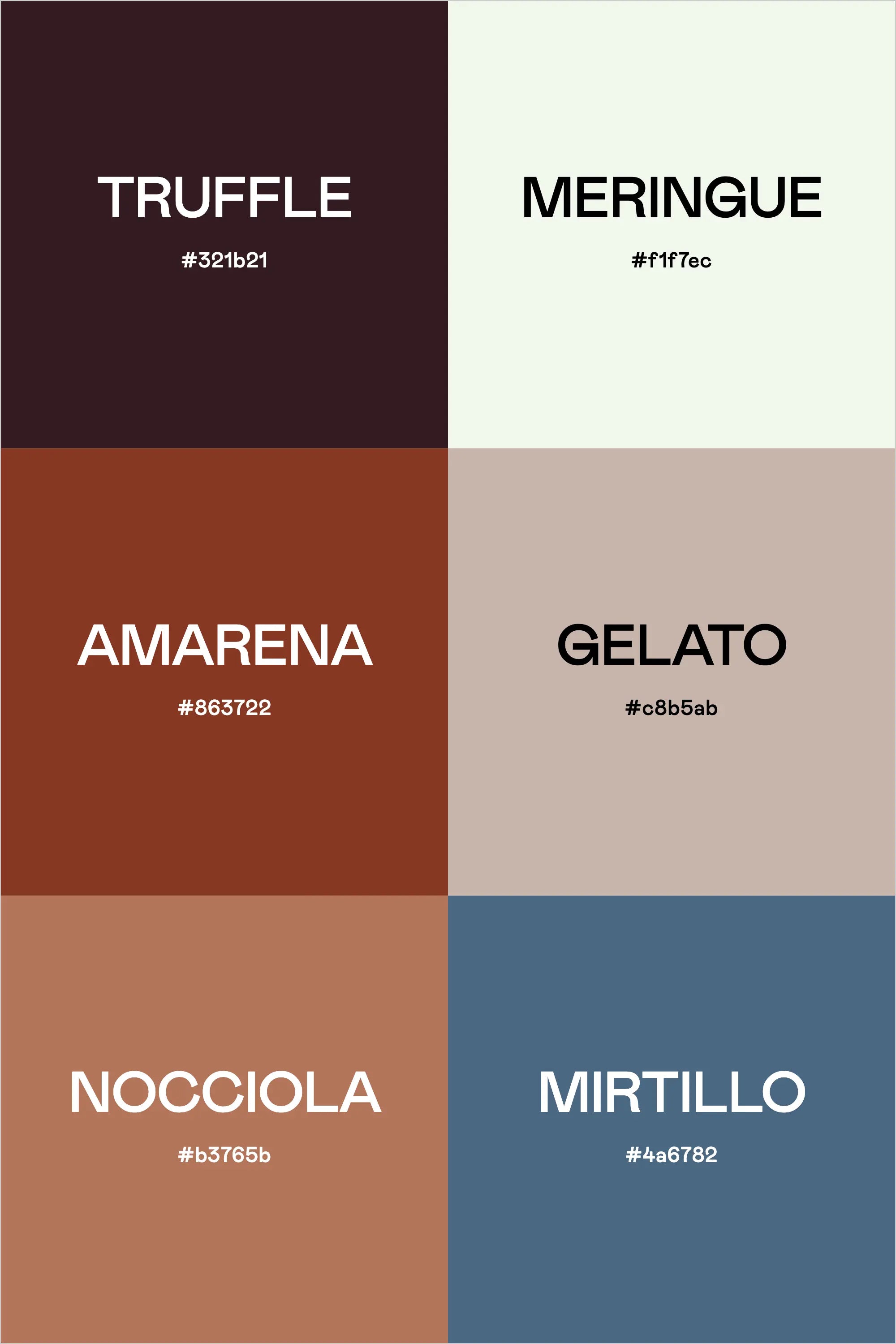 Sweet Sophistication: A Gelato-Inspired Color Palette for Modern Brand ...