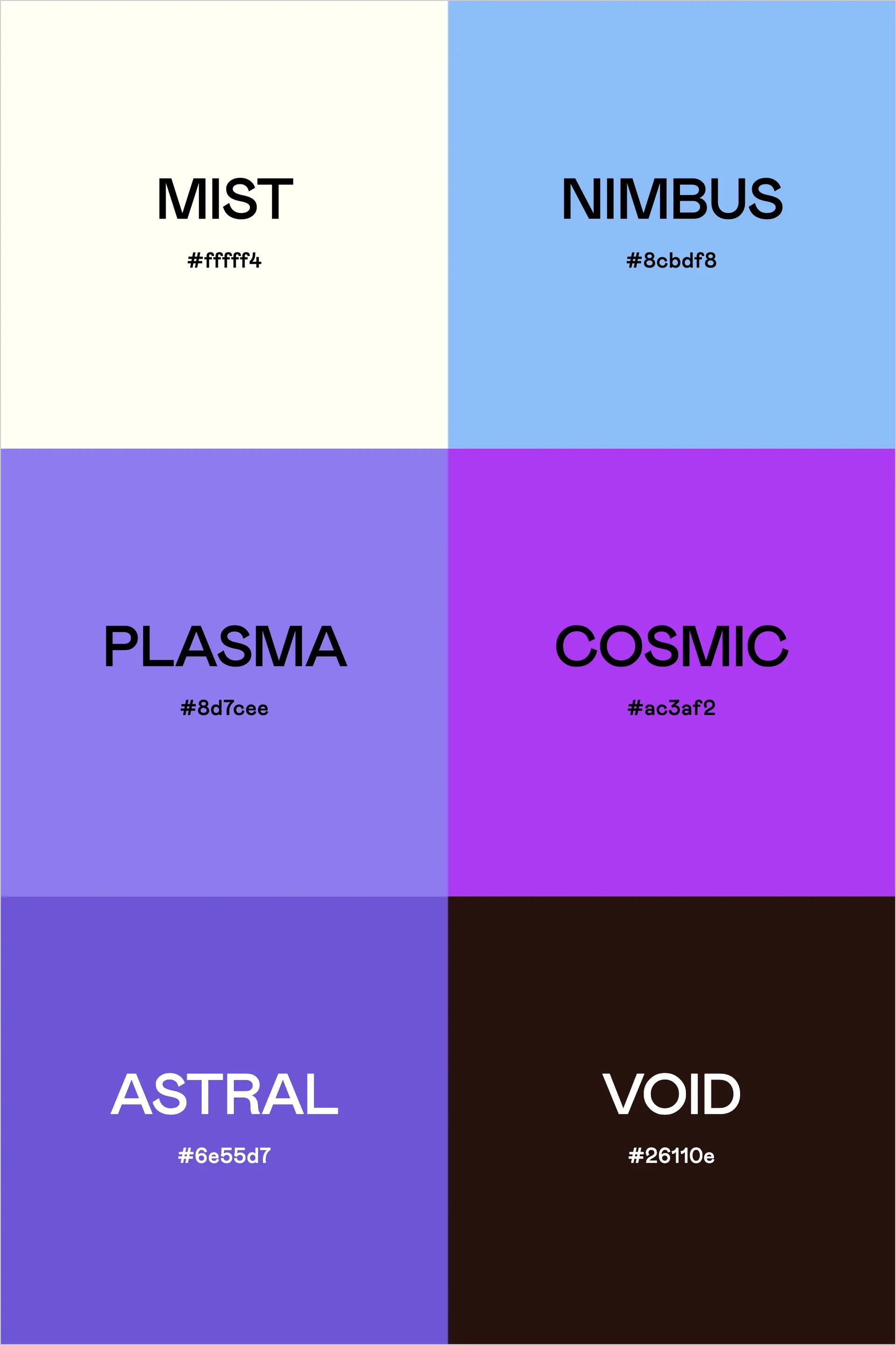 Color Palette: Nebula – The Color Palette Studio