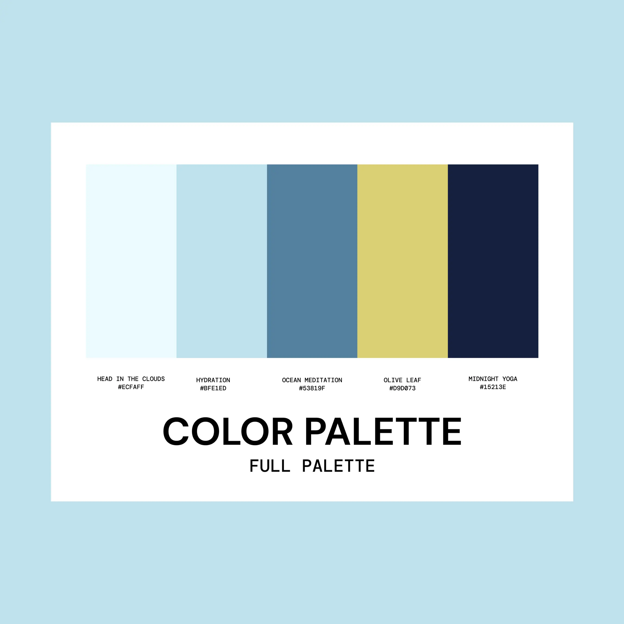 Color Palette Style Guides – The Color Palette Studio