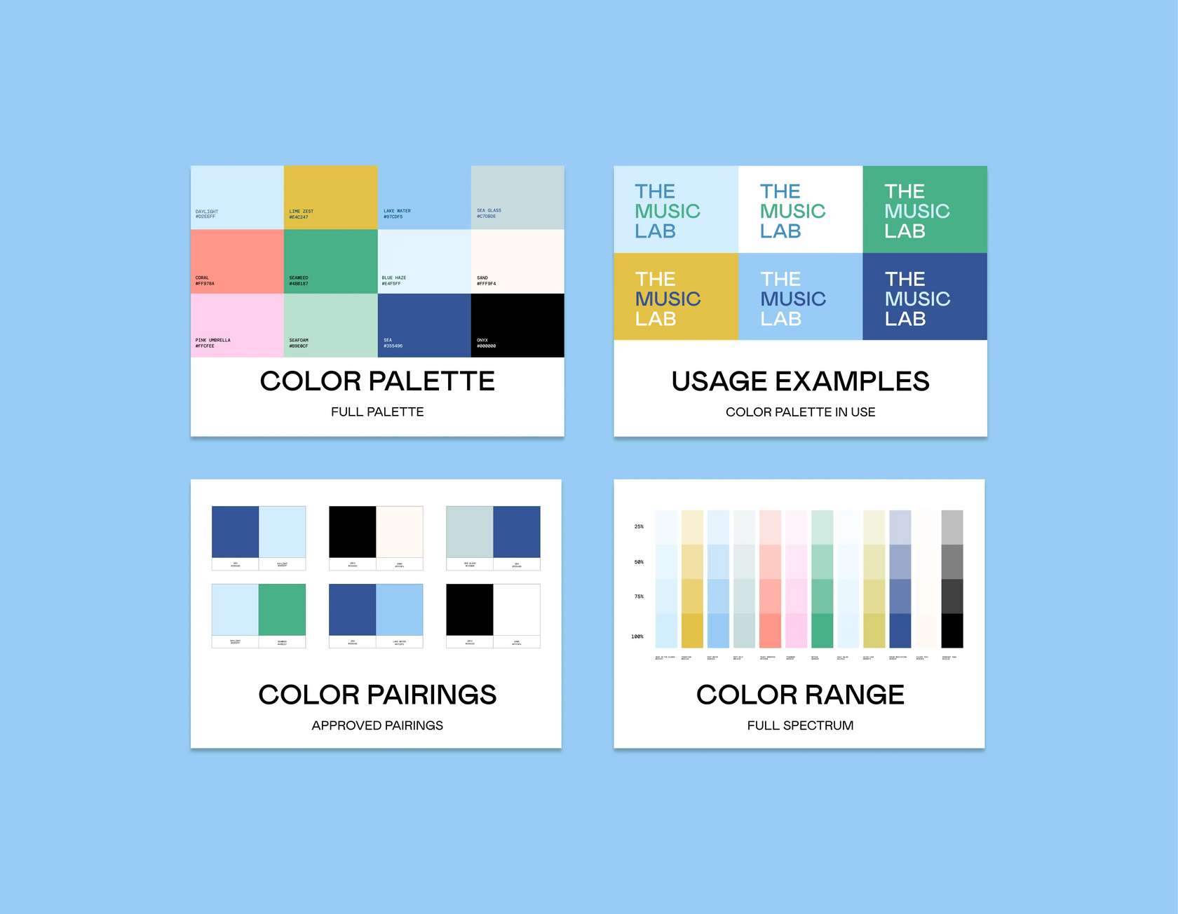 Color Palette Style Guides – The Color Palette Studio